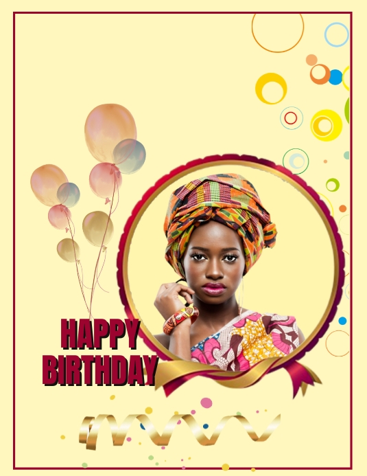 happy birthday wishes card template | PosterMyWall