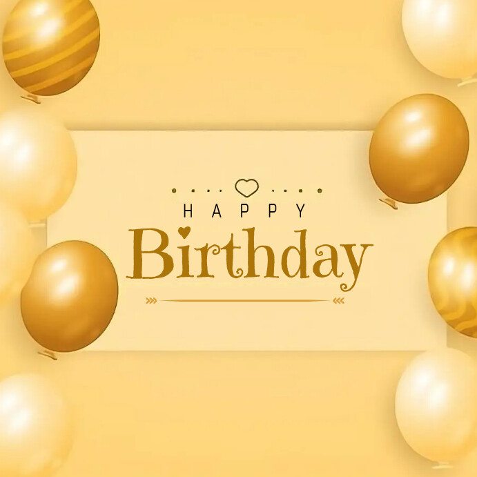 Happy Birthday wishes Template | PosterMyWall