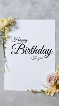 Happy Birthday card Template | PosterMyWall