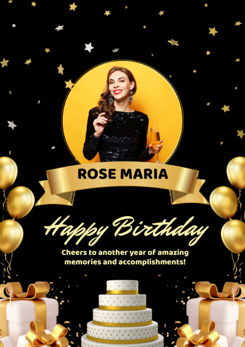 Happy Birthday Wishes Template | PosterMyWall