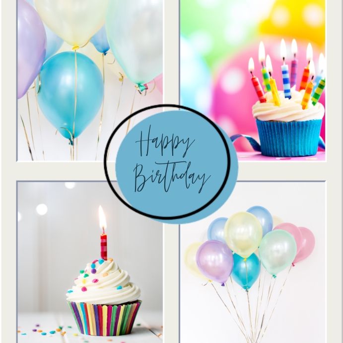 Happy birthday wishes for instagram Template | PosterMyWall