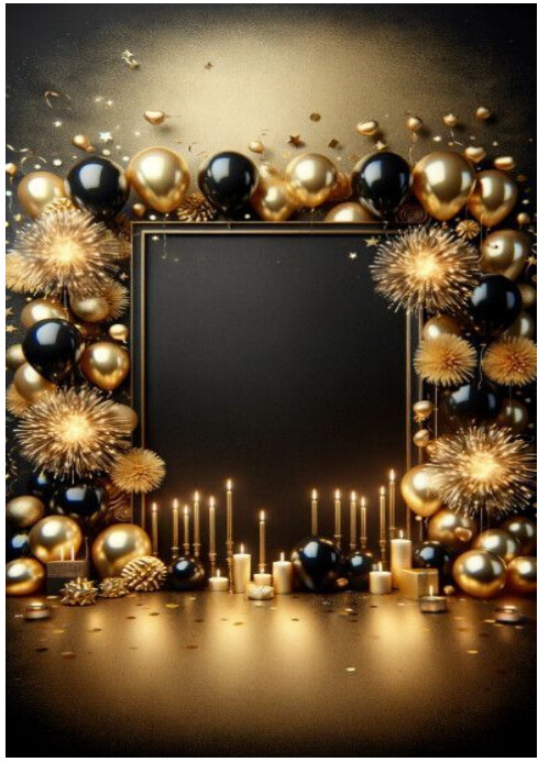 Happy Birthday Wishes/frame A3 Template | PosterMyWall