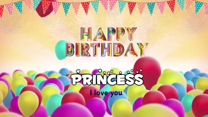 Happy Birthday Wishes GIF with Sound Template | PosterMyWall