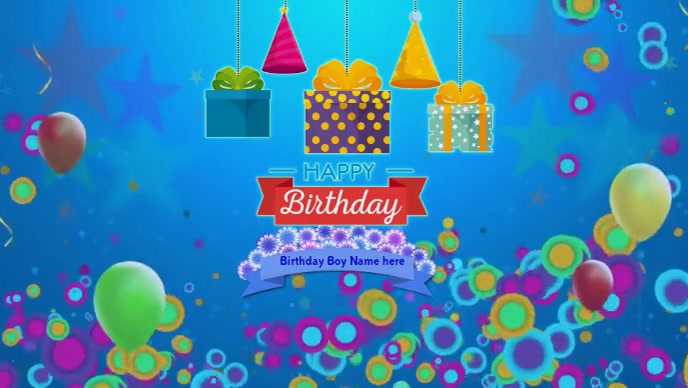 Happy Birthday Wishes GIF with Sound | PosterMyWall
