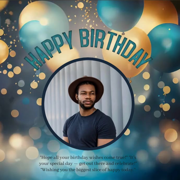 happy birthday wishes images design Template | PosterMyWall