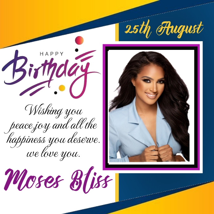 happy birthday wishes poster Template | PosterMyWall