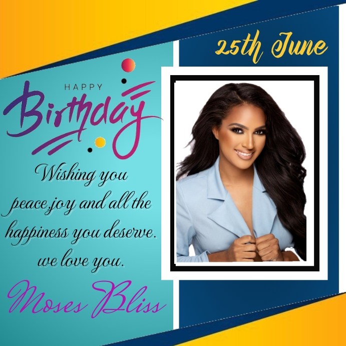 Happy Birthday Wishes Poster Template PosterMyWall happy-birthday-wishes-poster-template-postermywall