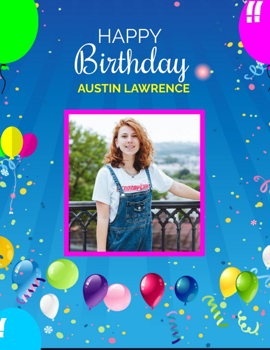 Happy Birthday Wishes Poster Template PosterMyWall happy-birthday-wishes-poster-template-postermywall
