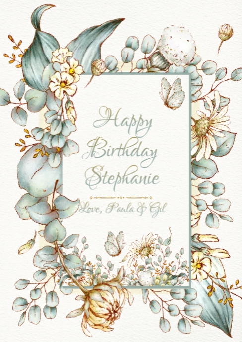 Copy of Happy Birthday Women's Greeting Card | PosterMyWall