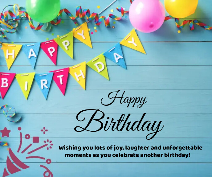 Happy Birthday wosh templates | PosterMyWall
