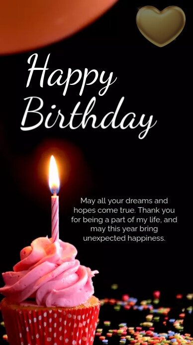 Happy Birthday Your Story Template | PosterMyWall