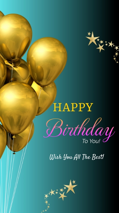 Happy Birthday Your Story Template | PosterMyWall