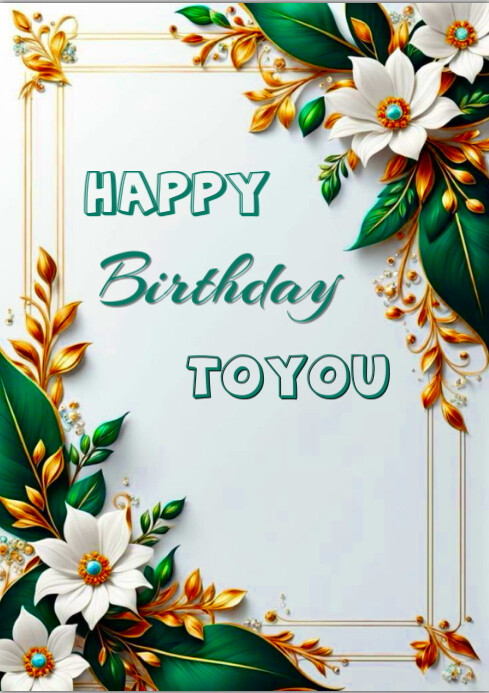 Copy of happy birthdy template 2025 | PosterMyWall