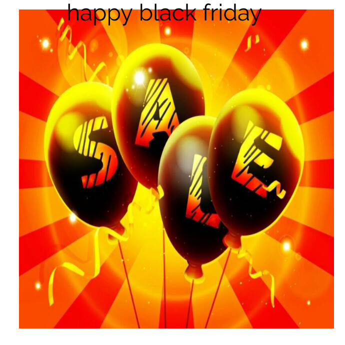 happy black friday logo design template | PosterMyWall