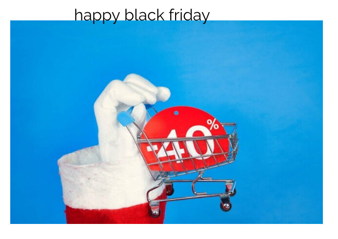 Plantilla de Happy black friday postcard design template | PosterMyWall
