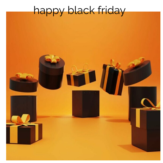 Modèle Happy black Friday postcard design template | PosterMyWall