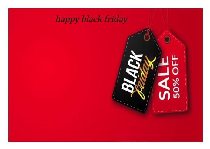 Happy black friday poster design template | PosterMyWall