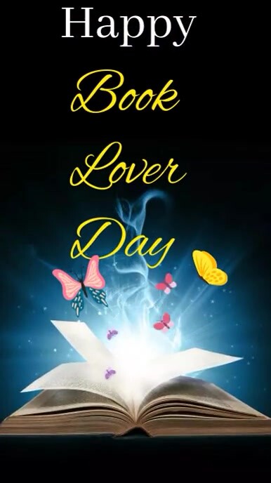 Happy Book Lover Day Instagram Reel Template | PosterMyWall