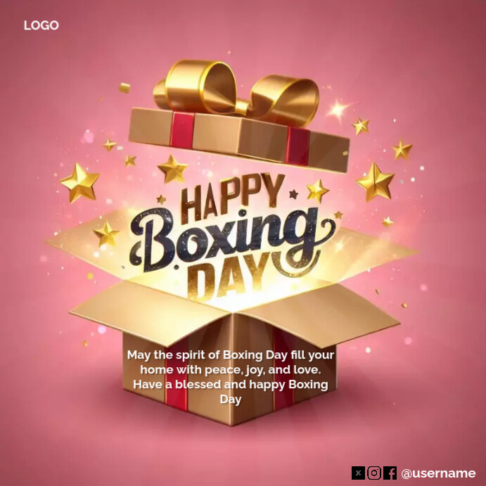 Copy of HAPPY BOXING DAY 2023, 2024, 2025 (1) | PosterMyWall