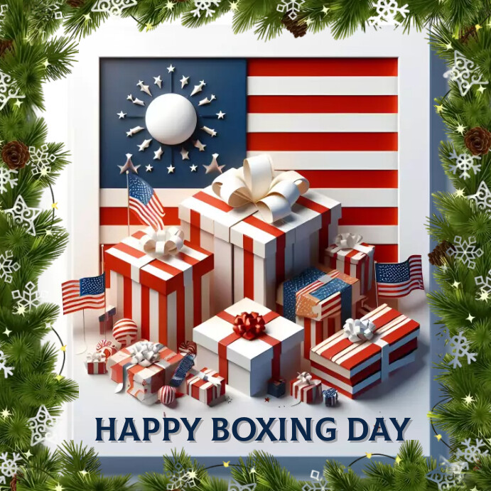 Happy Boxing Day Card Template | PosterMyWall