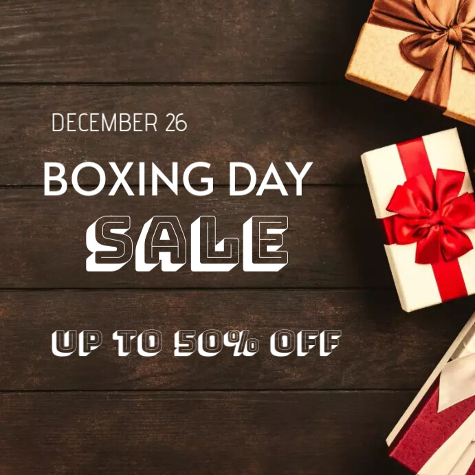 Copy of Happy Boxing Day | PosterMyWall