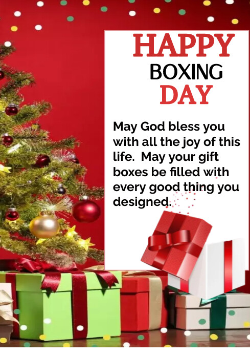 happy boxing day Template | PosterMyWall