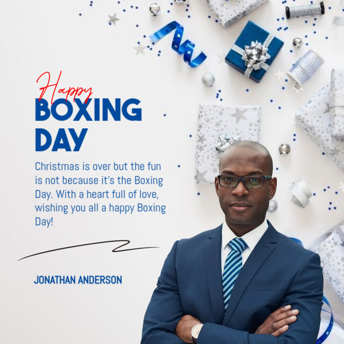 Happy Boxing Day Template | PosterMyWall