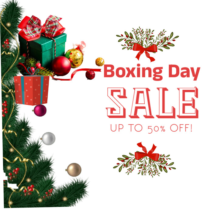 Happy boxing Day Template | PosterMyWall