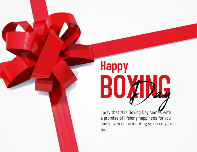 Copy of Happy Boxing Day | PosterMyWall