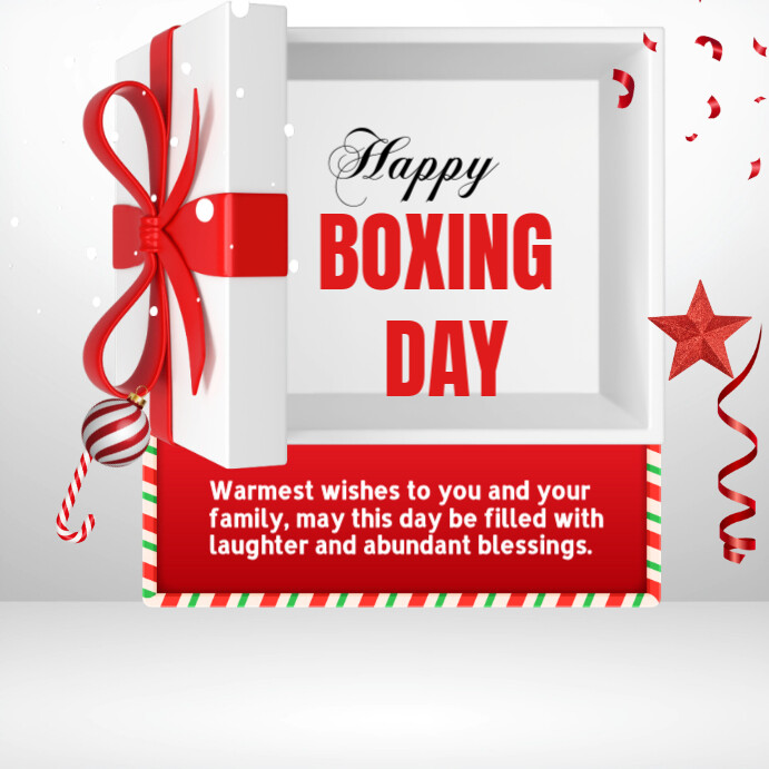 Happy Boxing Day Template | PosterMyWall