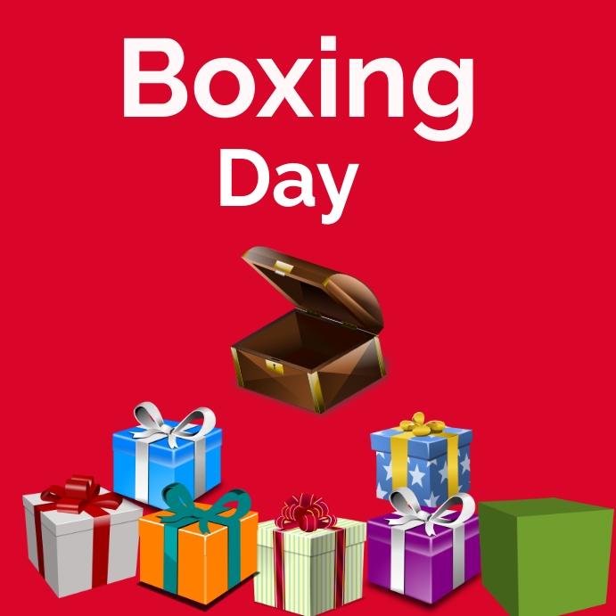 Happy Boxing day Instagram post Template | PosterMyWall