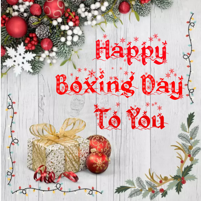 Happy Boxing Day Instagram Post Template | PosterMyWall