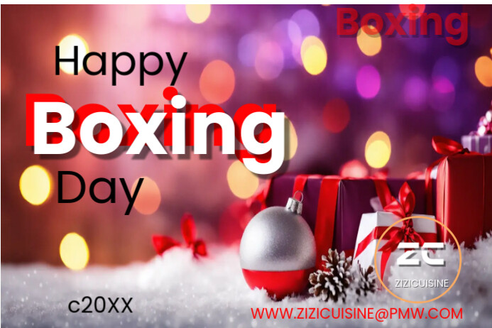 Happy Boxing Day Poster Template | PosterMyWall