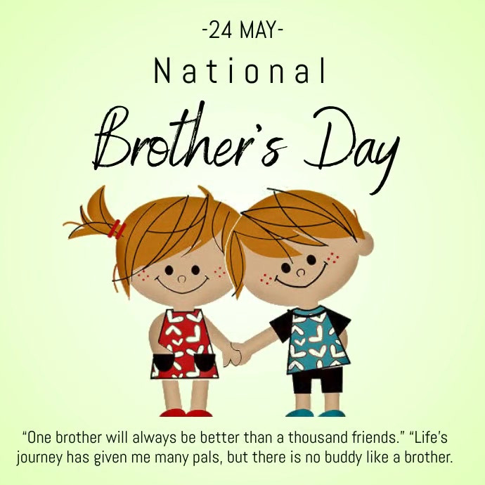 Happy brother's day Template | PosterMyWall