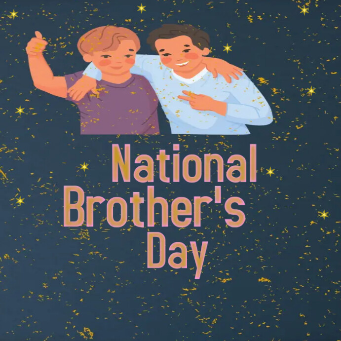 Copy of happy brother's day instagram post | PosterMyWall