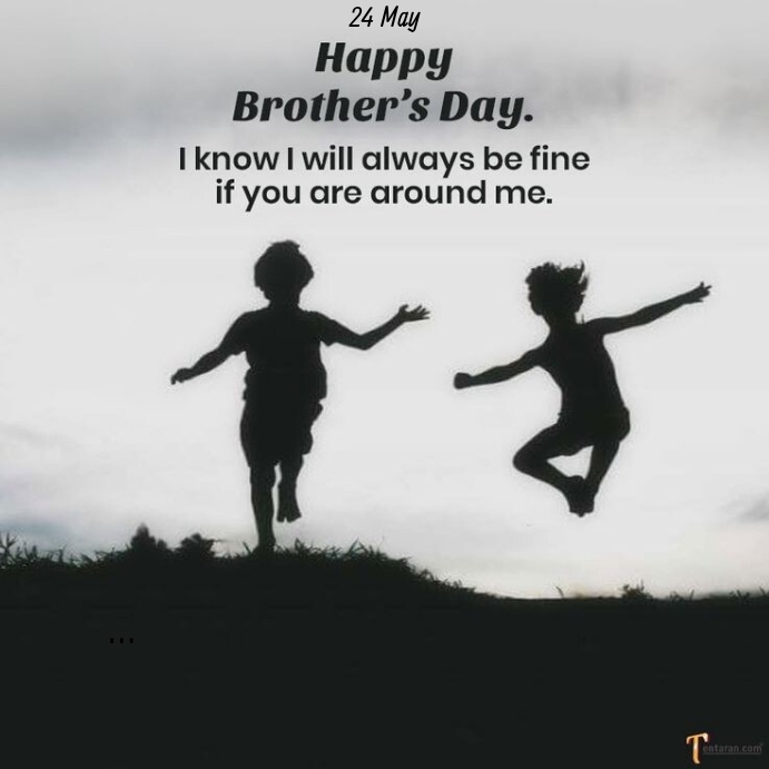 Happy brother day 2023 Template | PosterMyWall