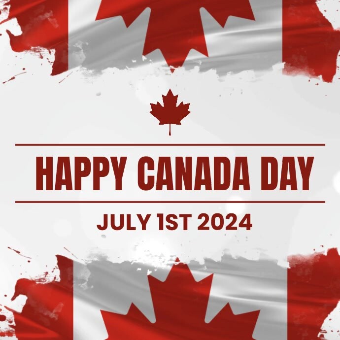 Happy Canada Day Flyer Templat | PosterMyWall