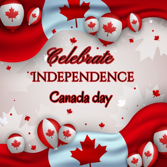 Happy canada day instagram post Template | PosterMyWall