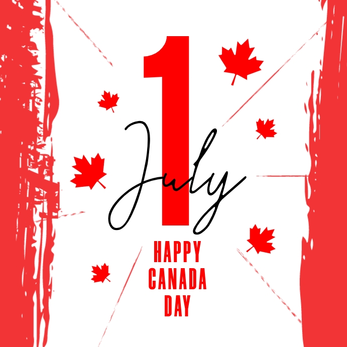 Plantilla de Happy Canada Day july 1st instagram post | PosterMyWall