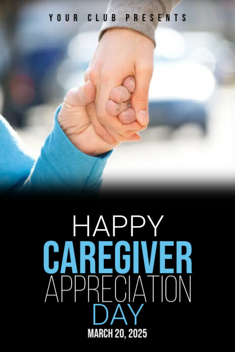 Happy Caregiver Poster Template | PosterMyWall