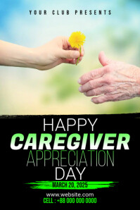 Happy Caregiver Poster Template | PosterMyWall
