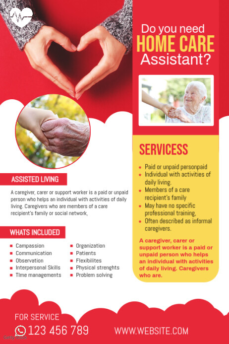 Happy Caregiver Template | PosterMyWall