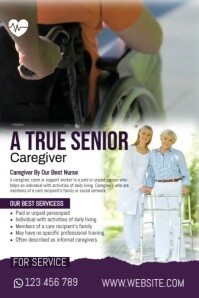 Happy Caregiver Poster Template | PosterMyWall