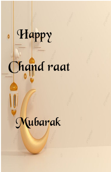 Happy chand raat mubarak Template | PosterMyWall