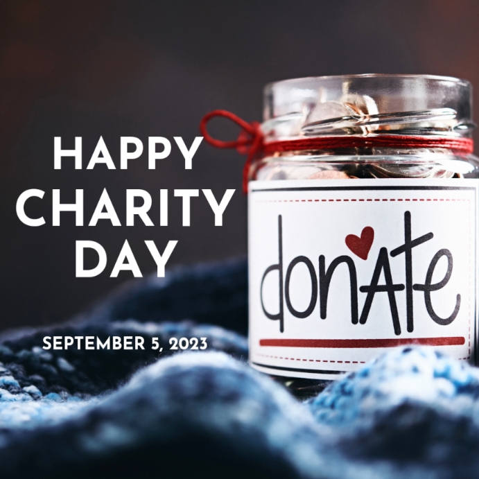 Happy charity day | PosterMyWall