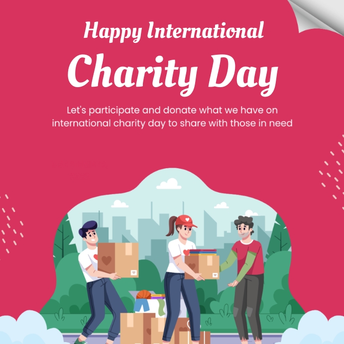 Happy charity day Instagram post Template | PosterMyWall