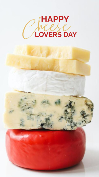Copy of Happy Cheese Lovers Day | PosterMyWall