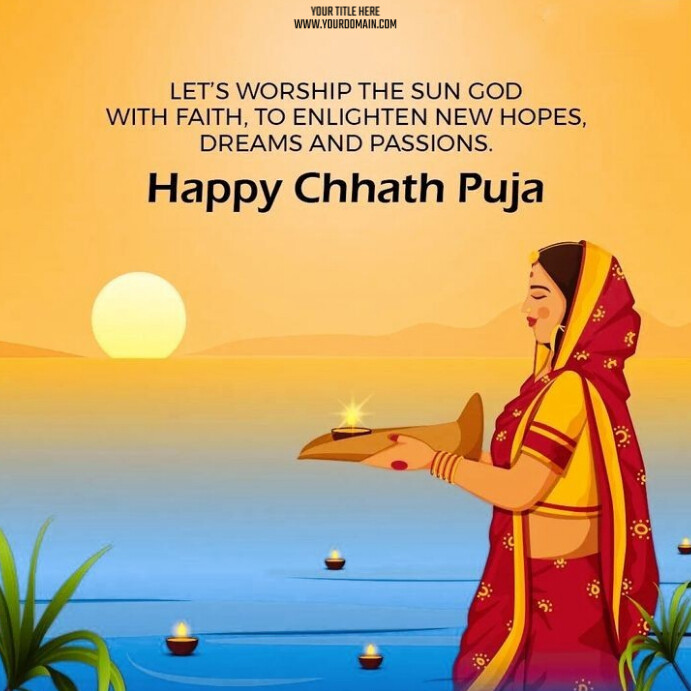 Happy Chhath Puja Template | PosterMyWall