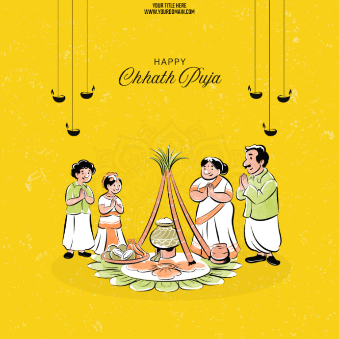 Happy Chhath Puja Template | PosterMyWall