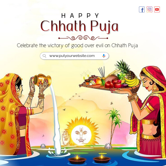 Happy Chhath Puja Instagram Post Template | PosterMyWall